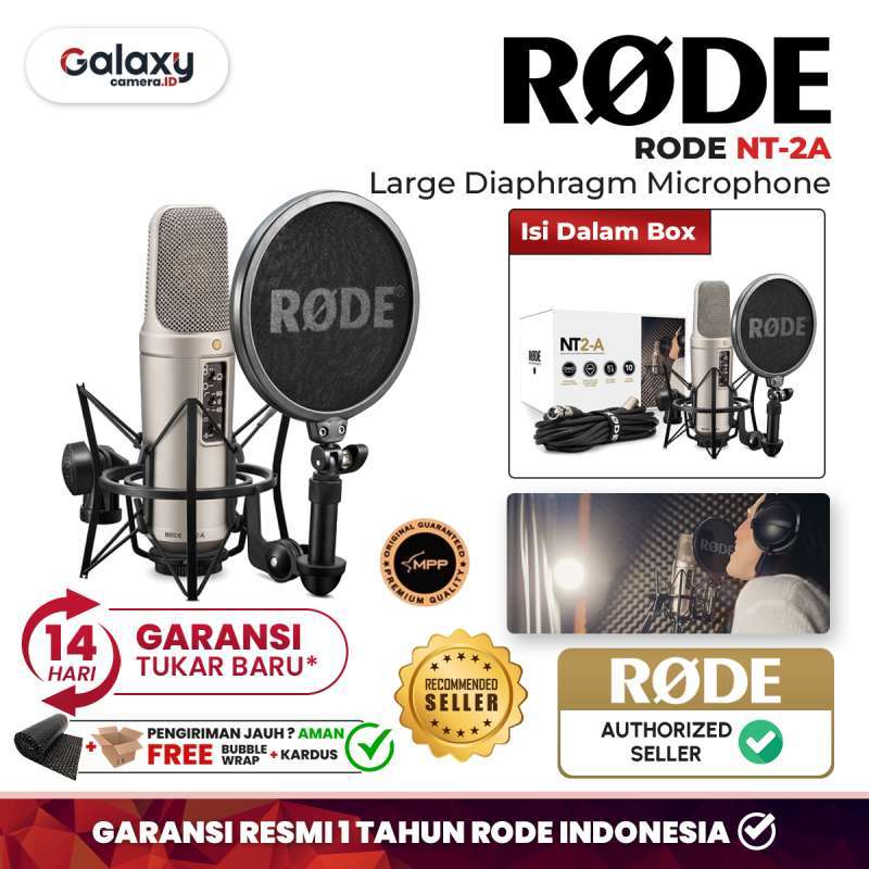 Jual Rode Nt2a Multi Pattern 1 Condenser Studio Microphone Nt2-a Resmi ...