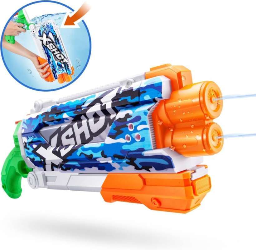 Jual Zuru Xshot Fast Fill Skins Pump Action Water Gun Shotgun Pistol ...