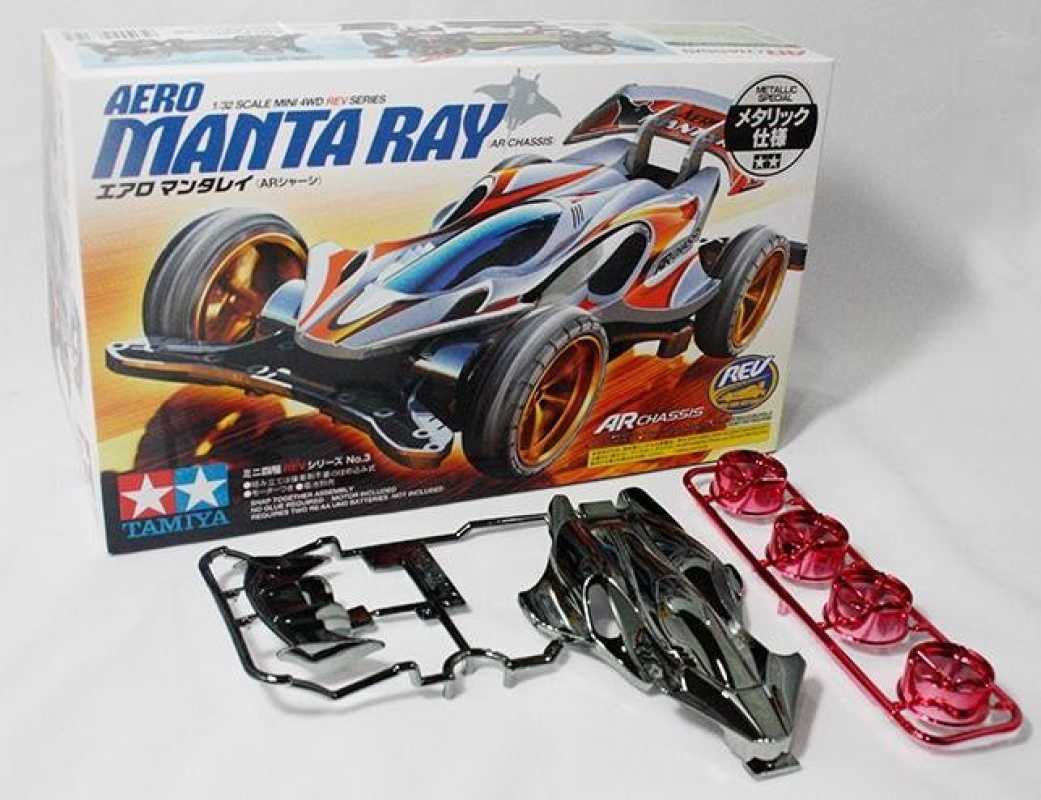 Promo Tamiya Mini 4wd Aero Mantaray Black Metalic Diskon 9% Di Seller ...