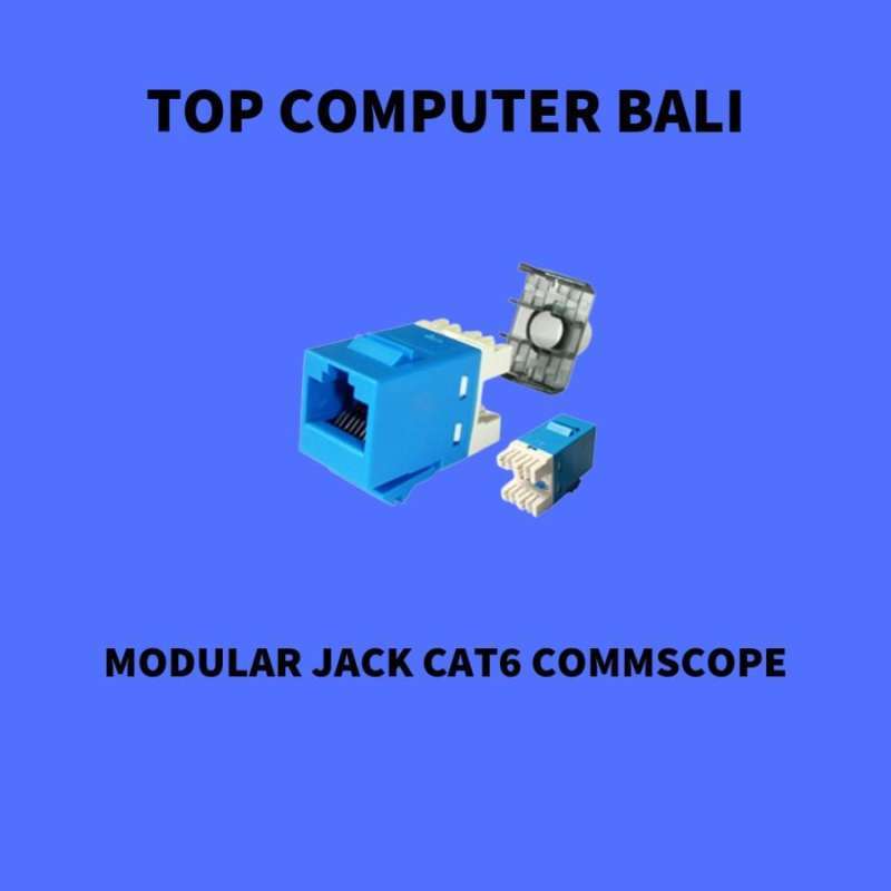 Jual Modular Jack Rj45 Cat 6 Commscope Di Seller Top Computer Bali ...