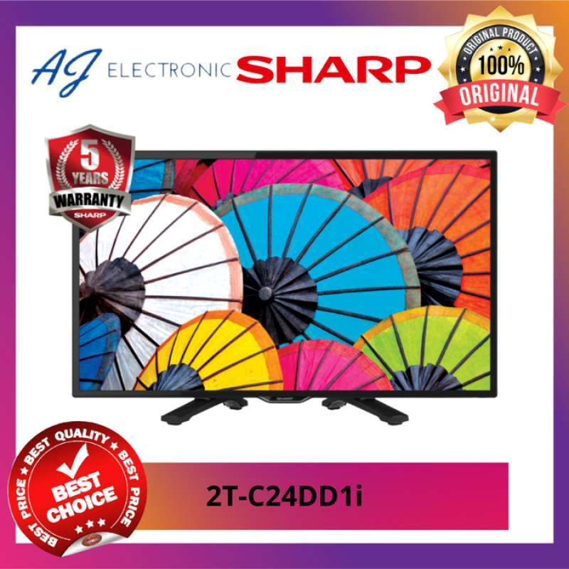 Jual Tv Led Sharp 2t-c24dd1i / 2tc24dd1i , Tv 24 Inch Hd-ready Di ...