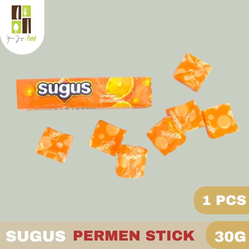 Jual Sugus Permen Stick / Permen Lunak Rasa Strawberry / Jeruk 30g 1 ...