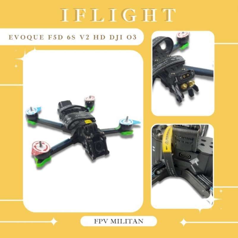 Promo Iflight Nazgul Evoque F5d 6s V2 Hd Digital Dji O3 Air Unit Pnp ...
