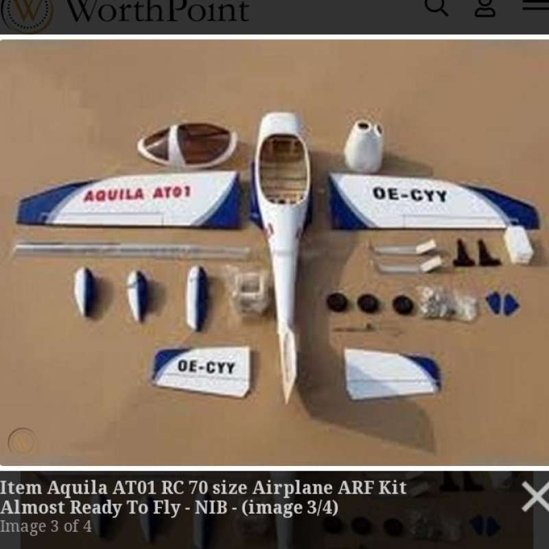 Promo Aquila/at01/rc/70 Size/ Airplane/arf/kit/almost/ Ready/to/fly ...