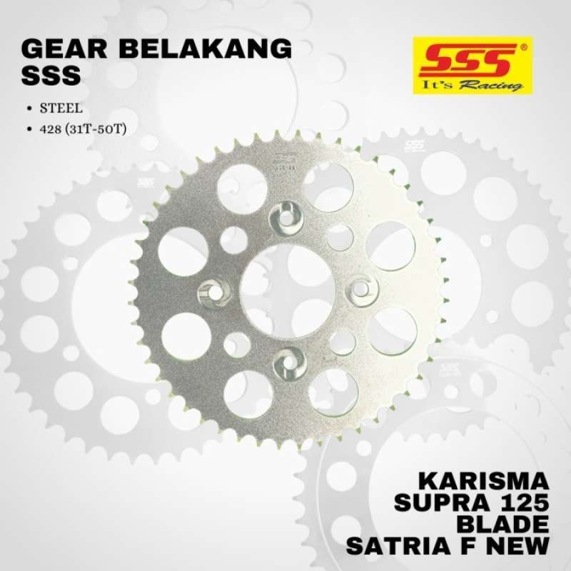 Promo Gear Gir Karisma 125 Satria F150 New Sss 428 41 42 43 44 45 Diskon 23% Di Seller Medantama ...