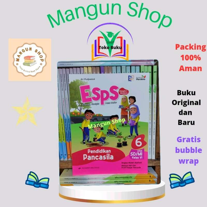 Jual Buku Esps Pendidikan Pancasila Kelas 1,2,3,4,5,6 Sd Kurikulum Merdeka Di Seller Mangun Shop ...