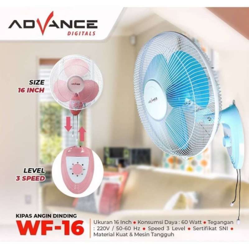 Promo Kipas Angin Dinding Advance Wf-16 Kipas Angin Dinding 16 ... Promo Kipas Angin Dinding Advance Wf-16 Kipas Angin Dinding 16 ...