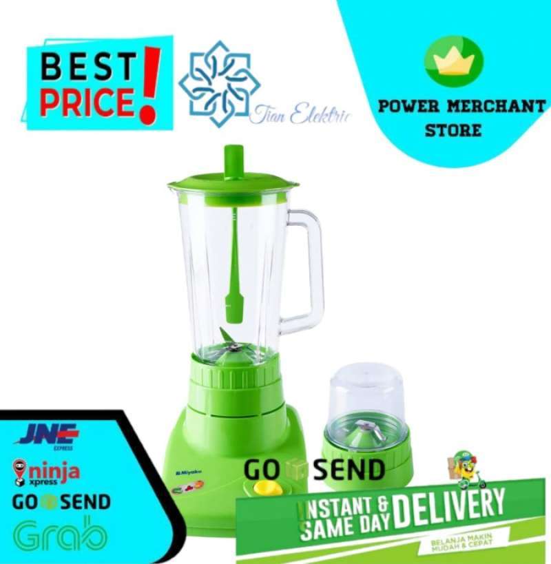 Promo Miyako Bl-301 Pl Blender Plastik 1.0 Liter 2in1 - Hijau Diskon 32 ...