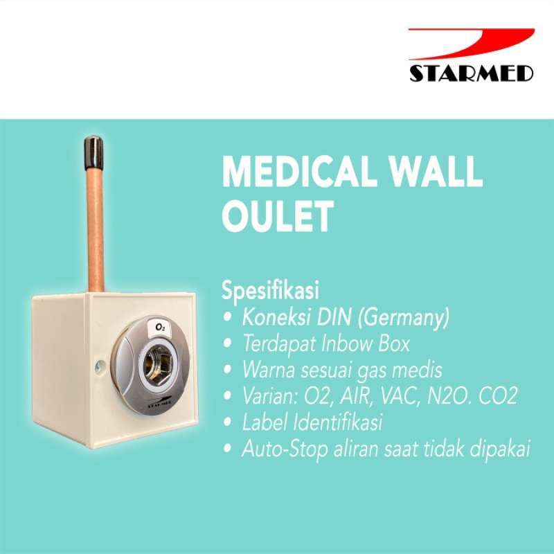 Promo Starmed Medical Wall Outlet Din - Inbow Box Diskon 50% Di Seller ...