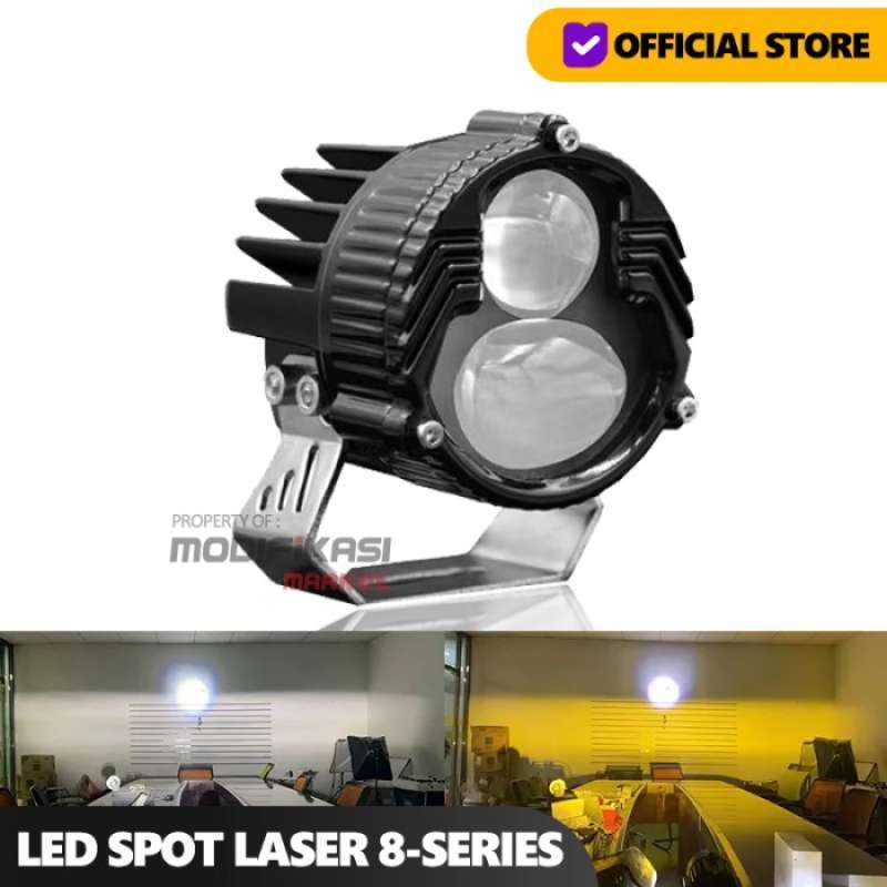 Promo Lampu Tembak Laser Gun 8-series 25 Watt Lensa Projie Cutoff Dc 12 ...