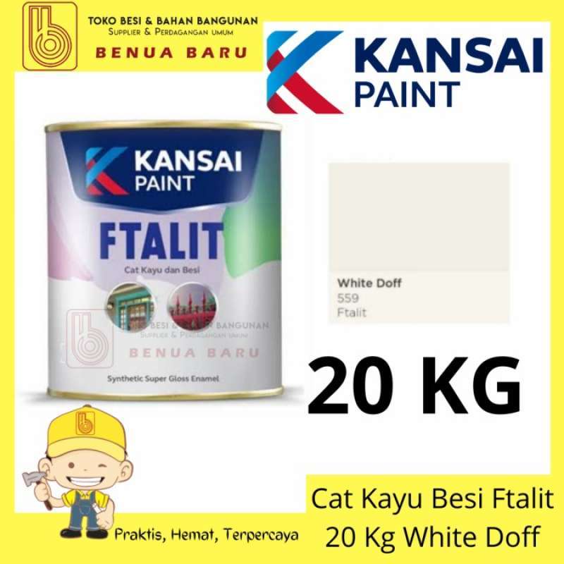 Promo Cat Ftalit 20 Kg White Doff / Cat Kayu Dan Besi Ftalit 20 Kg ... Promo Cat Ftalit 20 Kg White Doff / Cat Kayu Dan Besi Ftalit 20 Kg ...