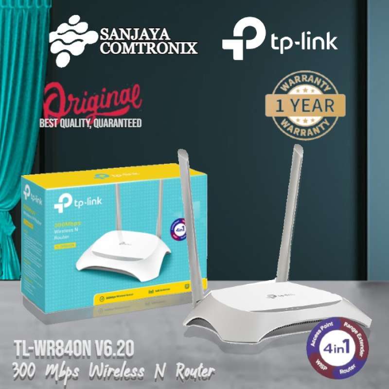 Promo Tl-wr840n 300mbps Router Wireless N Speed Diskon 23% Di Seller ...