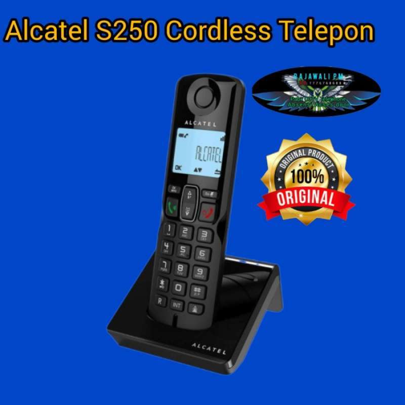 Promo Alcatel S250 Cordless Telepon Wirelees Rumah Dan Kantor Hansfree ...
