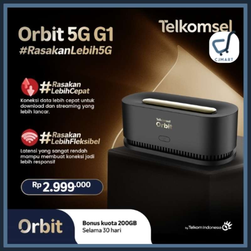 Promo Telkomsel Orbit 5g G1 Modem Wifi 5g High Speed Free Kuota 200gb ...