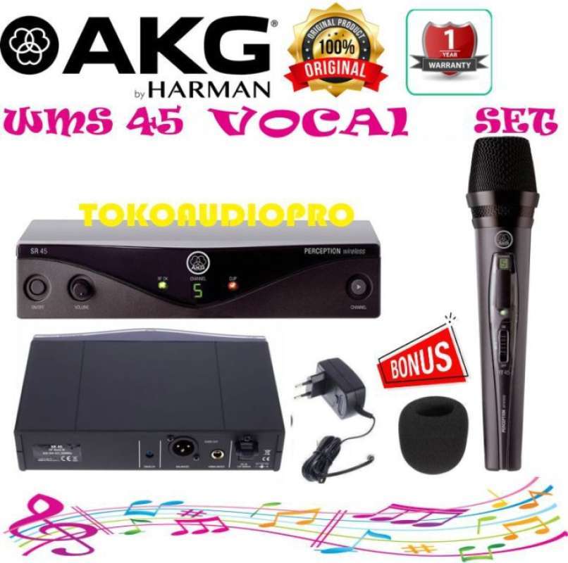 Promo Akg Wms-45 Perception Wireless Vocal Set Diskon 33% Di Seller Komputermu Store - Tugu ...