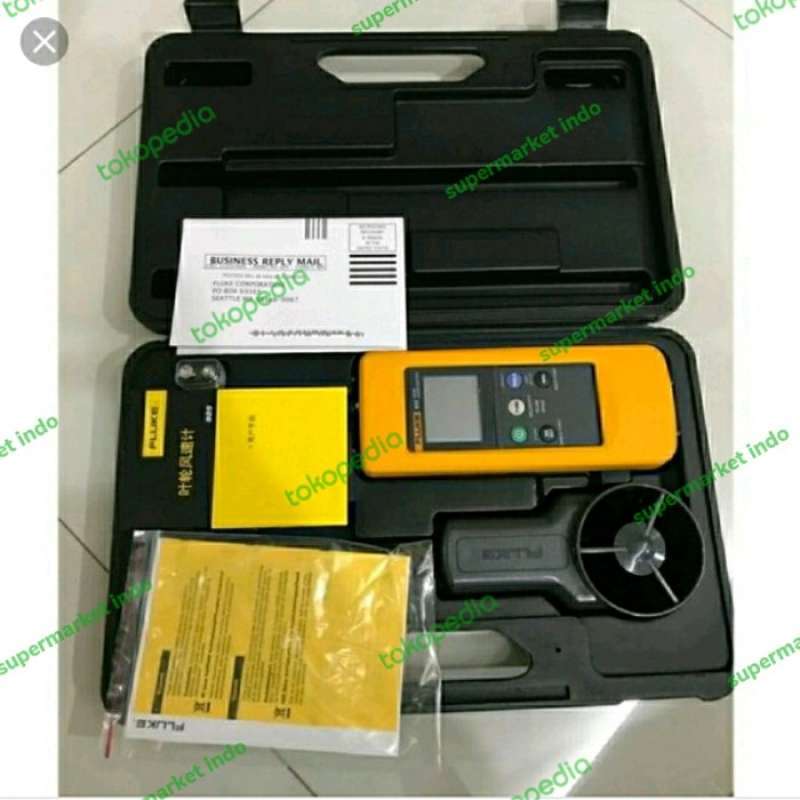 Promo Fluke 925 Digital Vane Anemometer Velocity Flow Area Ukur ...