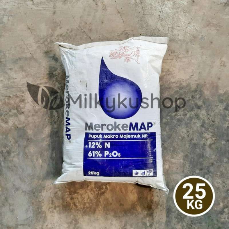 Promo Pupuk Meroke Map 25 Kg Kemasan Pabrik Via Cargo Diskon 23% Di ...