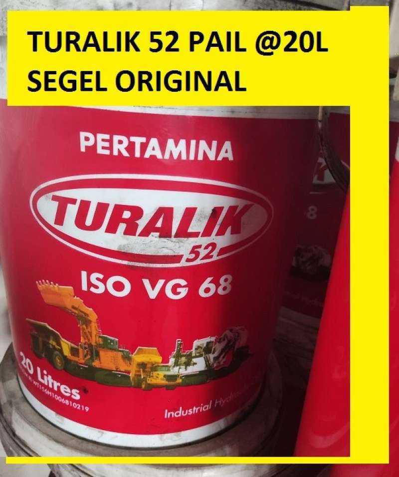 Promo Oli Hidrolik Pertamina Turalik 52 Isovg 68 Pail 20 Liter Diskon ...