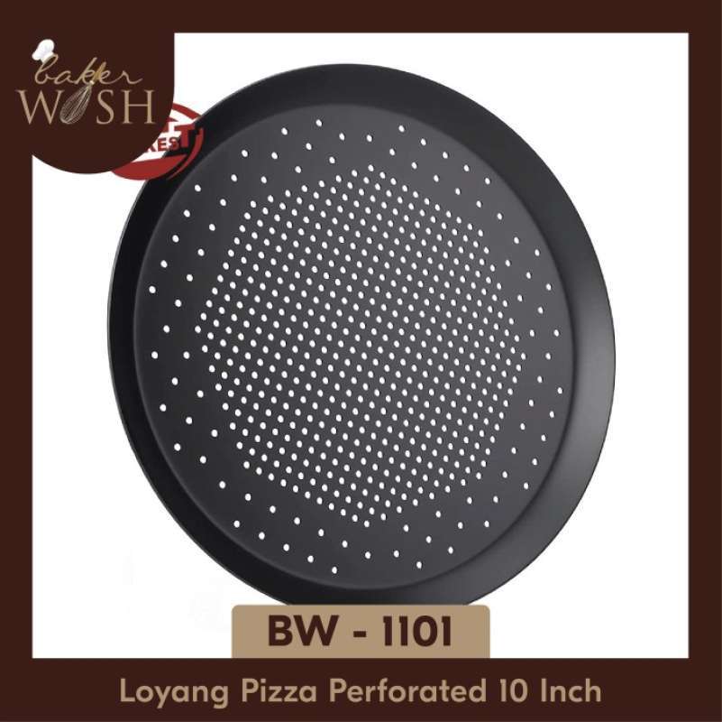 Jual Loyang Pizza Premium Perforated Crispy Pizza Pan 10 Inch - Bw1003 ...