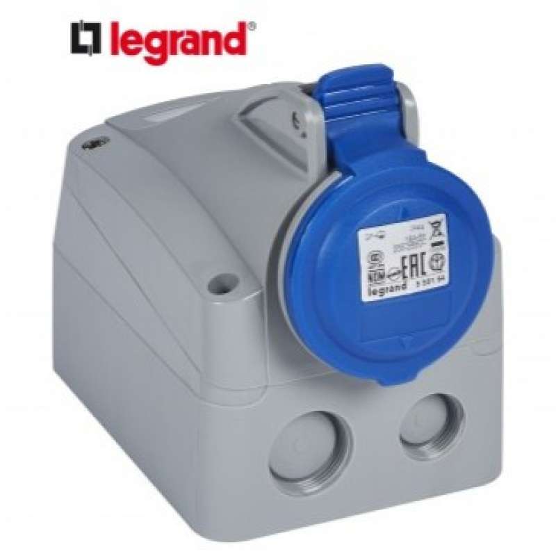 Promo Legrand Socket Surface Mounting Ip17 16a 3pin Ip44 - Biru Diskon ...
