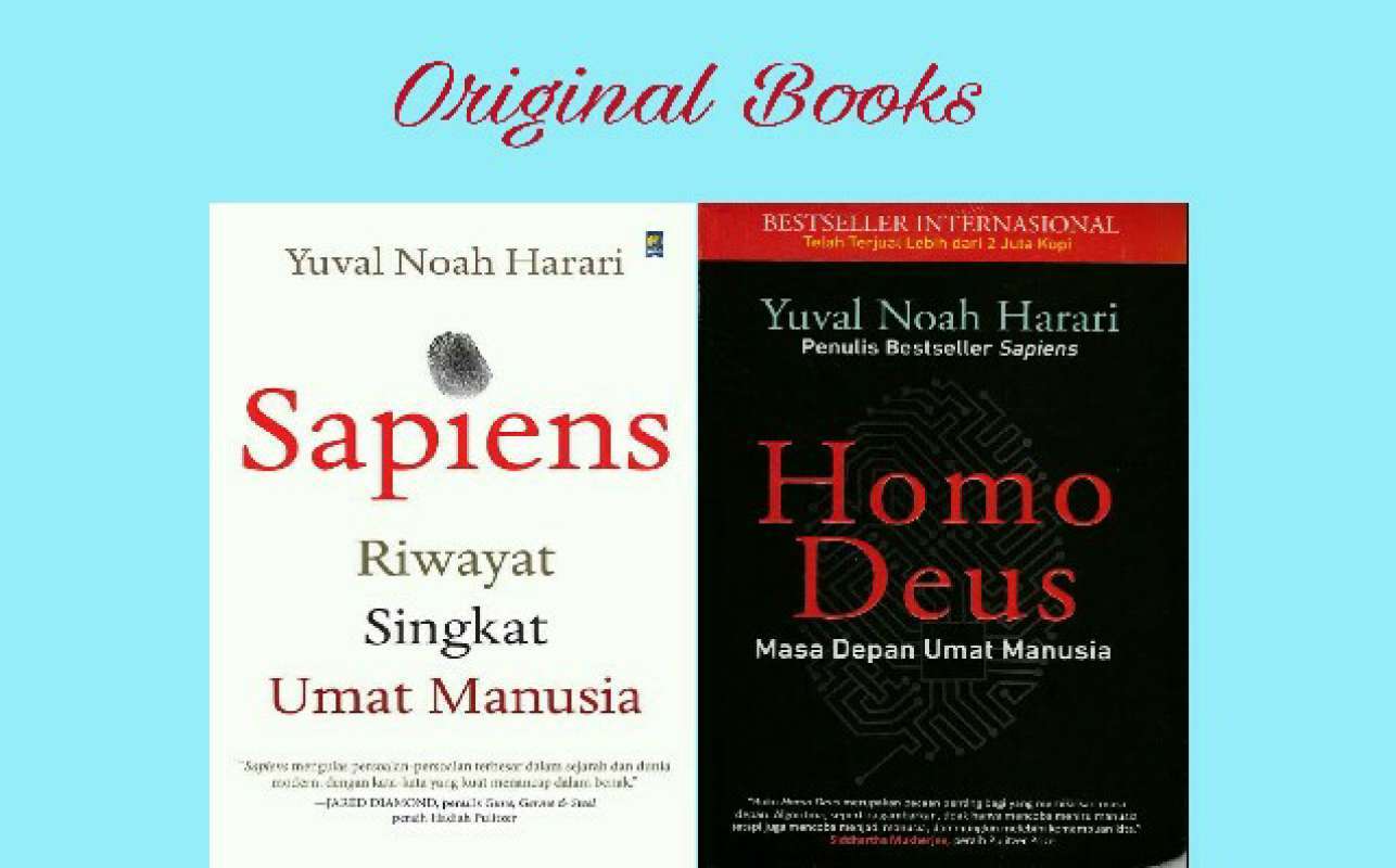 Promo Paket 2 Buku Sapiens & Homo Deus Yuval Noah Harari Diskon 23% Di ...