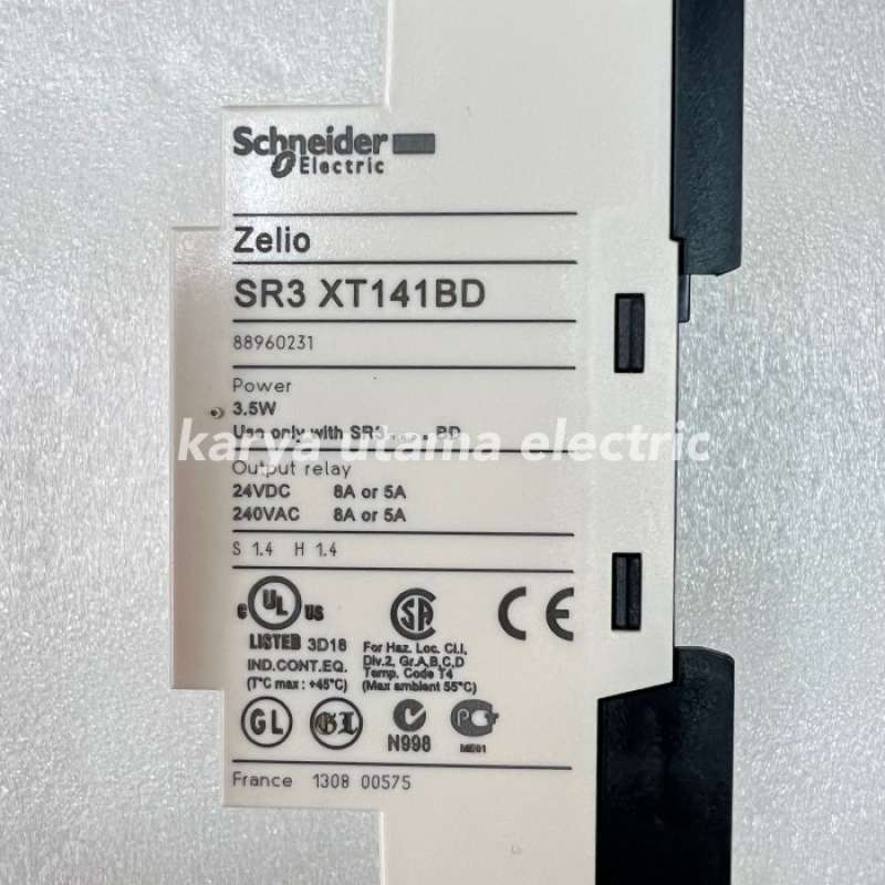 Promo Schneider Smart Relay Zelio Logic Sr3xt141bd Expansion Module ...