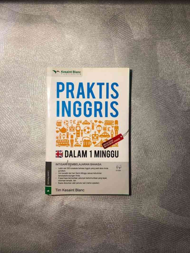 Promo Buku Belajar Bahasa Praktis Inggris Dalam 1 Minggu British Accent Diskon 23% Di Seller ...
