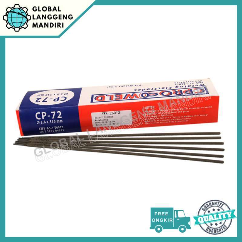Promo Kawat Las Cp-72 2.6mm (5kg) Cweld / Electrode Cp72 2.6 Mm Besi ...