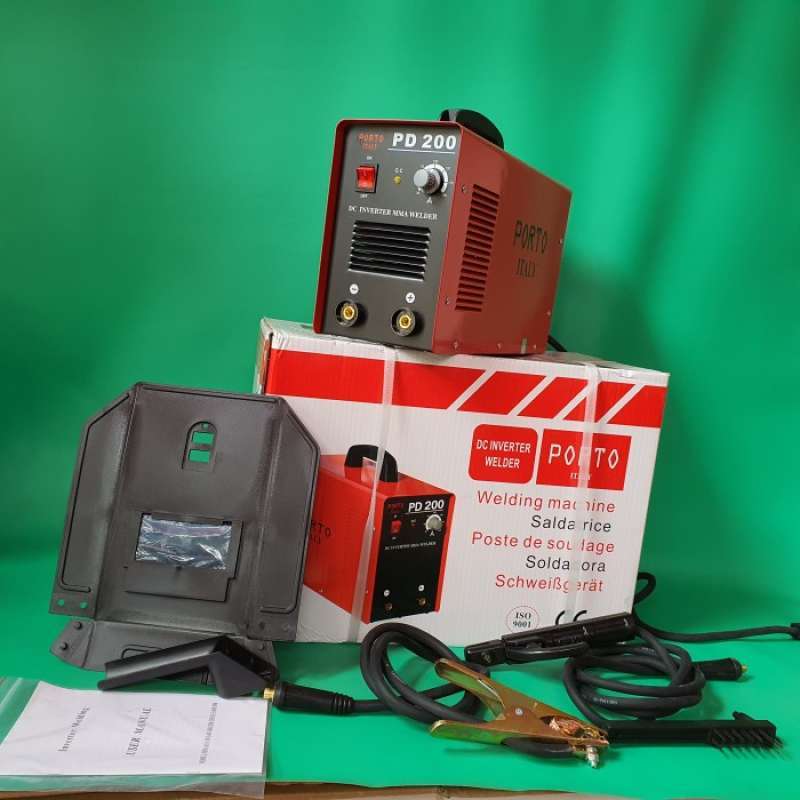 Promo Porto Mesin Las Pd 200 Inverter Mma 200a Heavy Duty/arc 200 Ampere Diskon 23% Di Seller ...