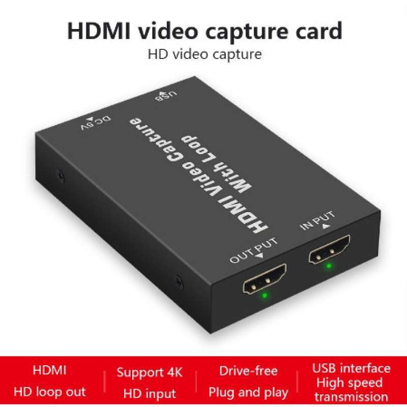 Promo Usb 3.0 Hdmi To Usb Video Capture Card 4k 30hz With Loop Diskon ...