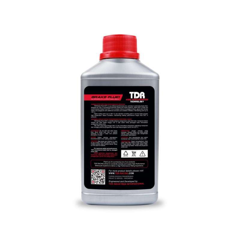 Promo Minyak Rem Tdr Brake Fluid Fully Synthetic Dot 4 240c / 464f ...
