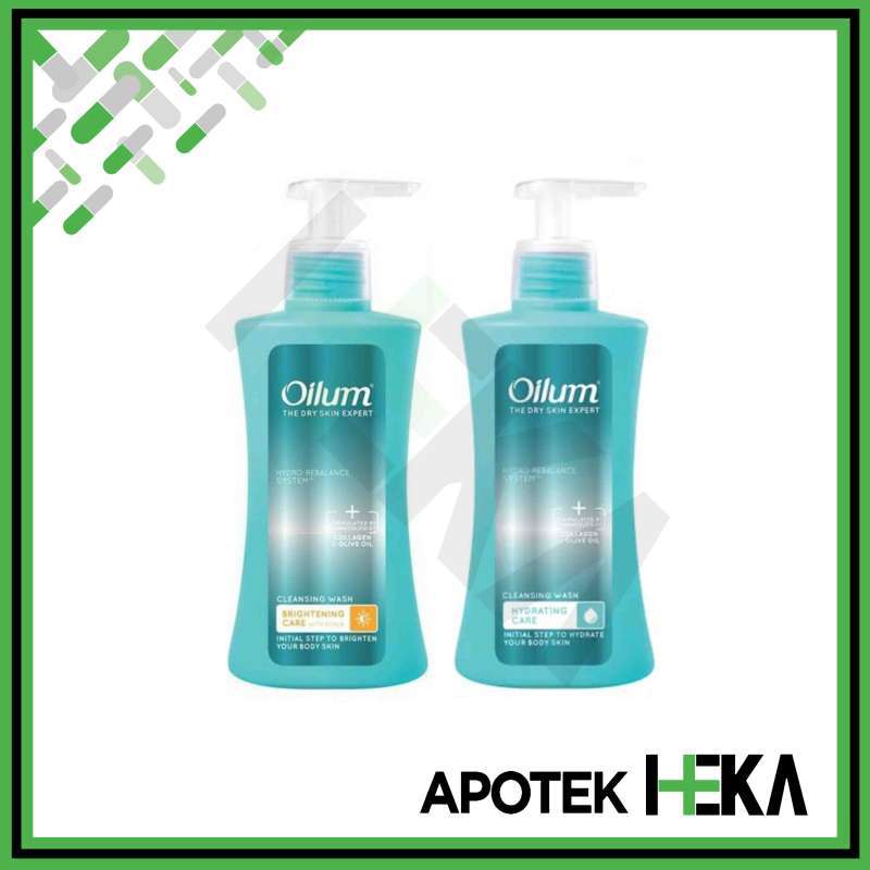 Jual Oilum Brightening / Hydrating Cleansing Wash 210 Ml - Sabun Cair ...