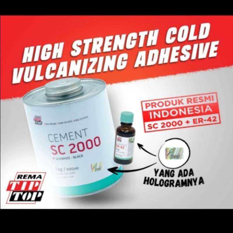 Promo Lem Conveyor Sc2000 ( 1 Kg ) Black + Hardener Rema Tip Top Sc ...