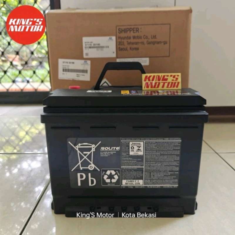 Jual Battery Aki Accu Hyundai Ioniq 5 Five Lima Solite 60ah 37110 3x100 ...