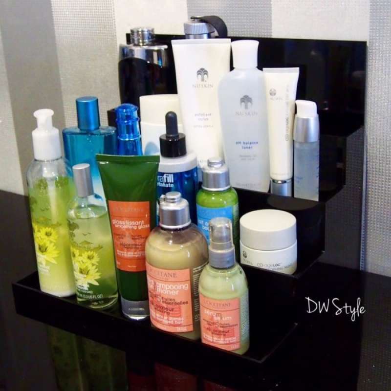 Promo Acrylic Display Parfum / Tempat Parfum 4 Susun / Parfum Organiser ...