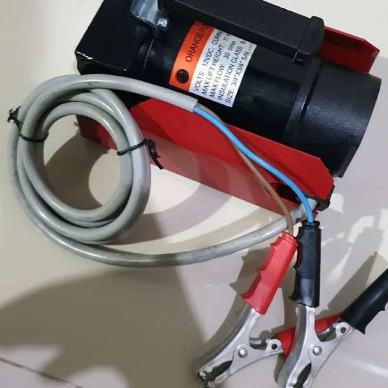 Promo Pompa Orange 12/24volt Dc Pompa Khusus Cairan Solar Dan Oli ...