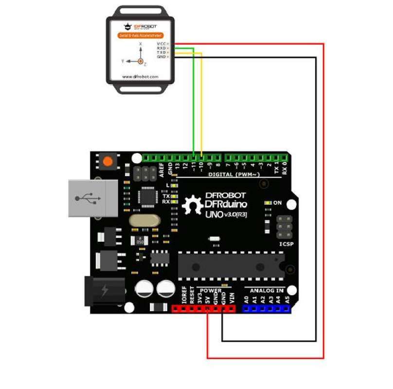 Jual Serial 6 Axis Accelerometer For Arduino Di Seller It Electro