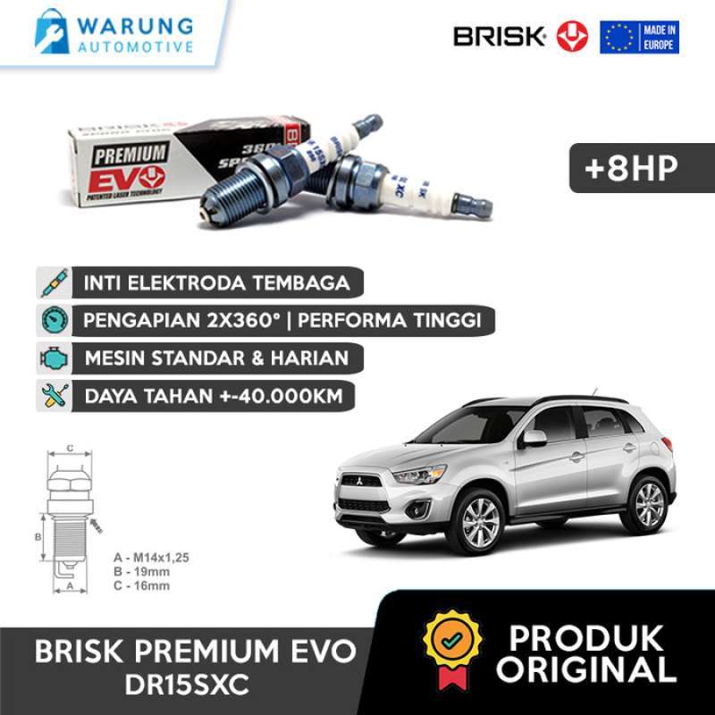 Promo Busi Mobil Outlander Sport Brisk Premium Evo Dr15sxc Diskon 15% ...