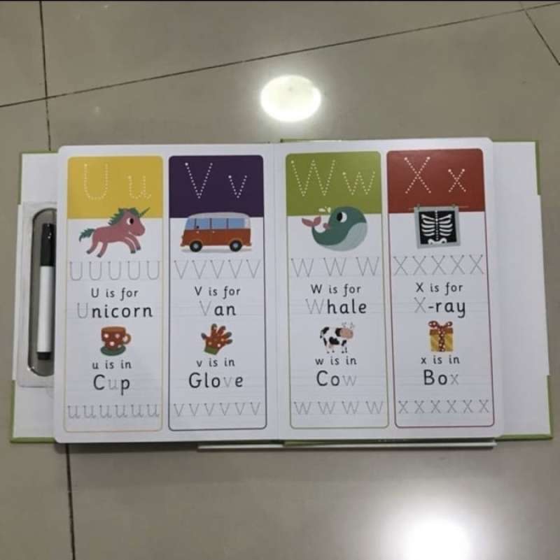 Promo Write+wipe I Know My Abc Buku Import Aktivitas Anak Belajar ...