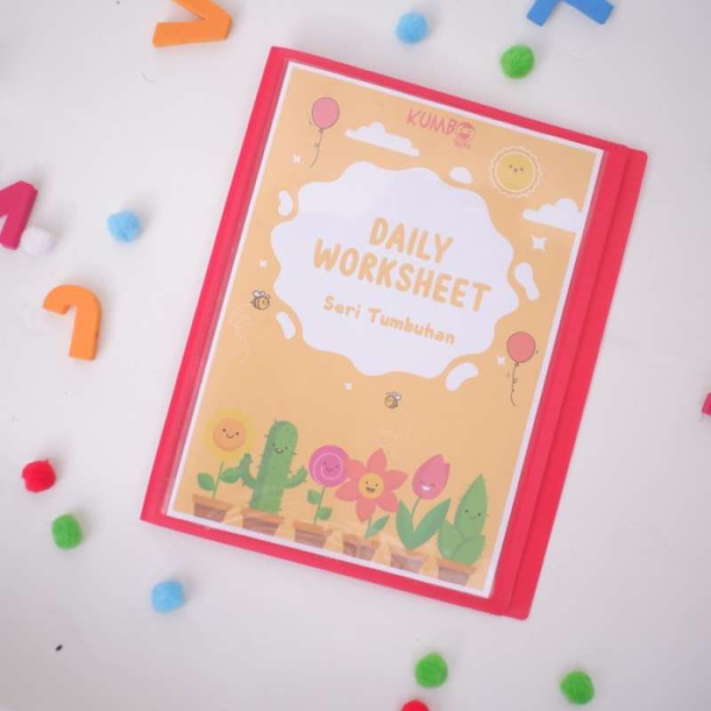 Promo Buku Aktivitas Anak Daily Worksheet Tk Paud Presschool Wipe And ...