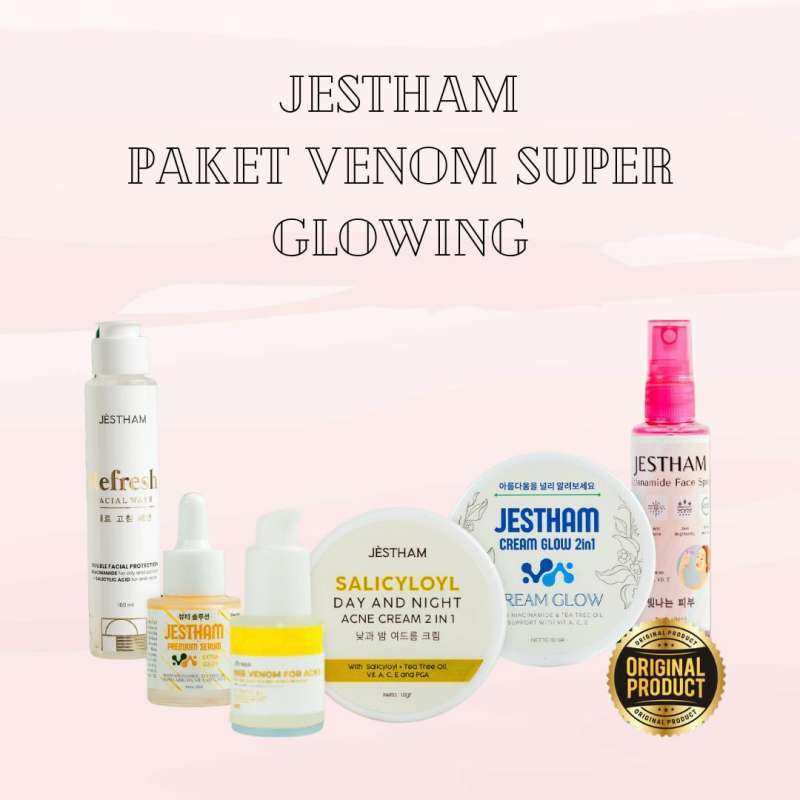 Jual Jestham Paket Venom Super Glowing Di Seller Jestham Tios - Jestham ...