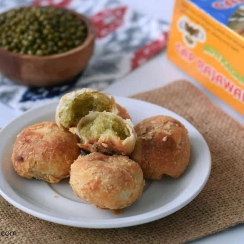 Jual Bakpai / Kue Kacang Cap Rajawali Kacang Hijau / Hitam Isi 21 Pcs ...