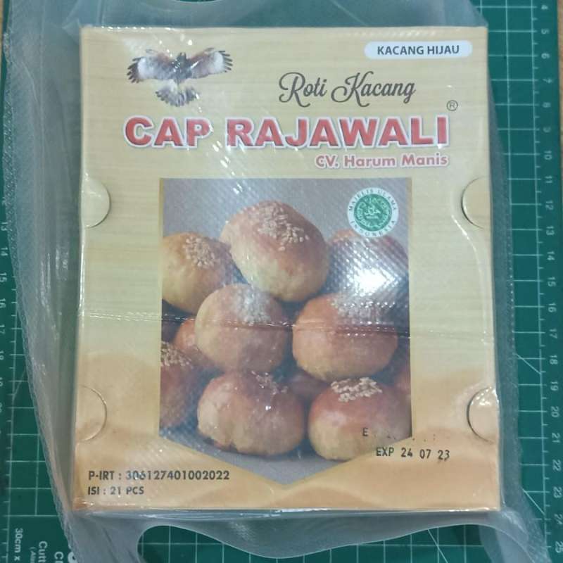 Jual Bakpai / Kue Kacang Cap Rajawali Kacang Hijau / Hitam Isi 21 Pcs ...
