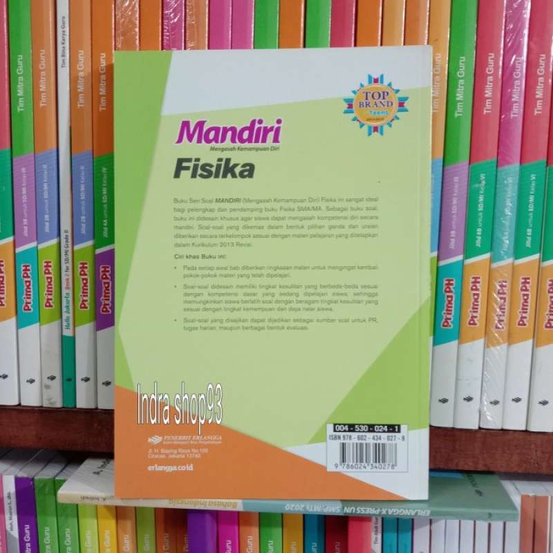 Promo Buku Mandiri Fisika Kelas 2/xi Sma Kurikulum 2013 Erlangga Diskon 32% Di Seller Huka Shop ...