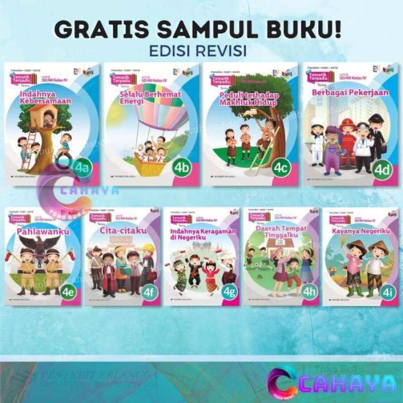 Promo Buku Tematik Terpadu Sd Kelas 4a 4b 4c 4d 4e 4f 4g 4h 4i K13n ...