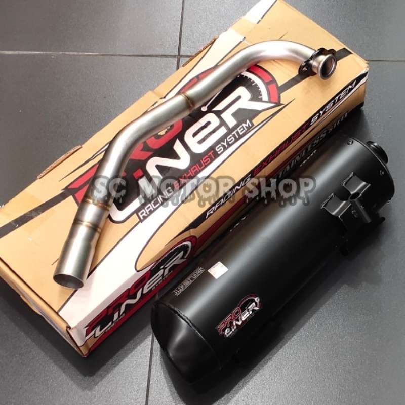 Promo Knalpot Pro Liner Neo Standar Racing Black Silent - - Diskon 8% ...