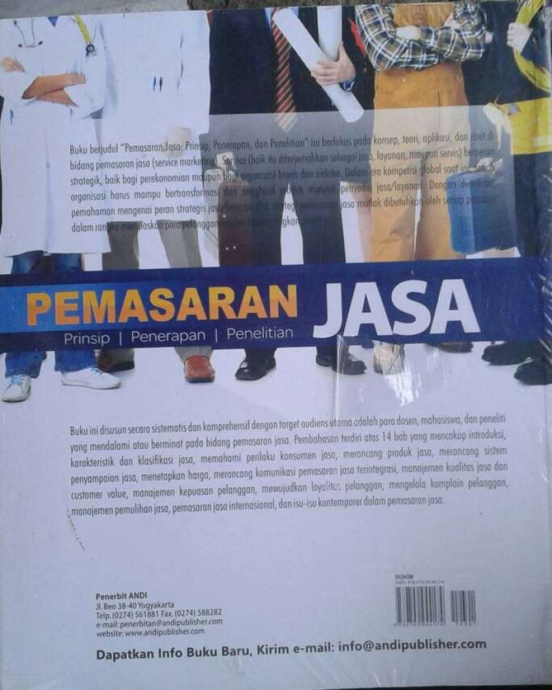 Promo Buku Pemasaran Jasa Prinsip Penerapan Penelitian Diskon 29% Di ... Promo Buku Pemasaran Jasa Prinsip Penerapan Penelitian Diskon 29% Di ...