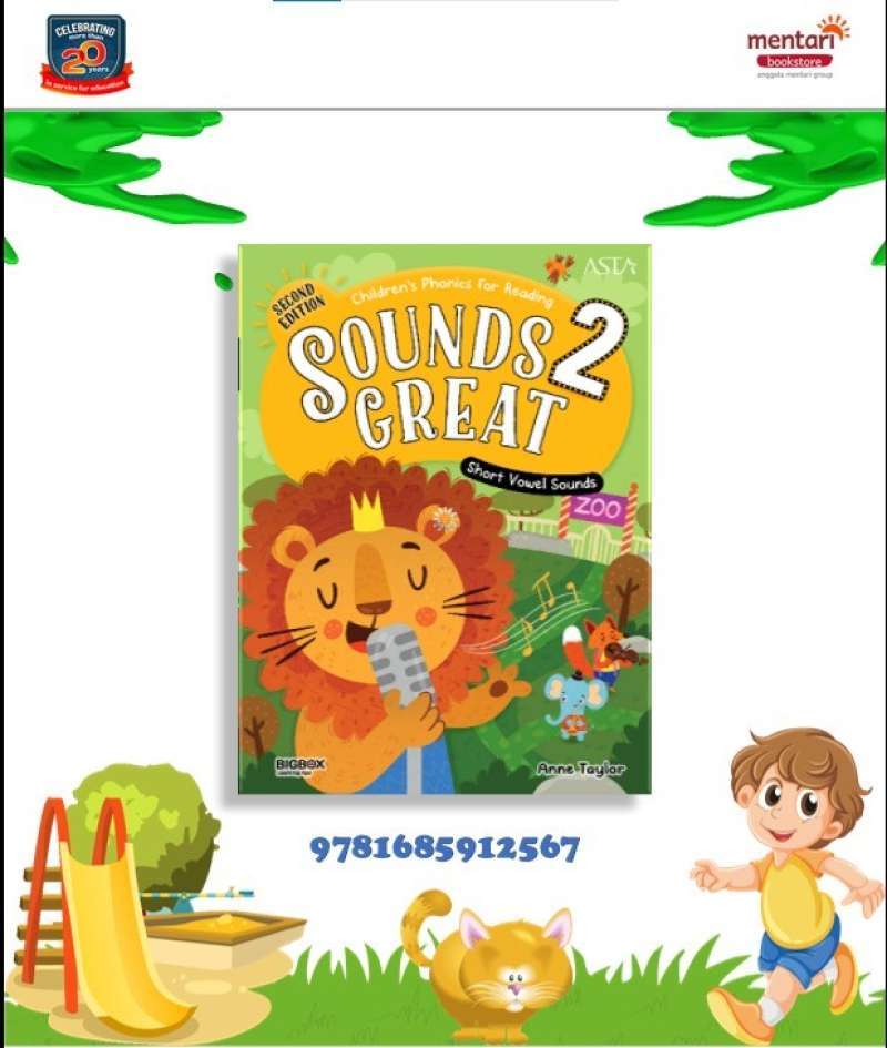 Promo Buku Sounds Great 2nd Edition Untuk Belajar Phonics Anak Tk ...