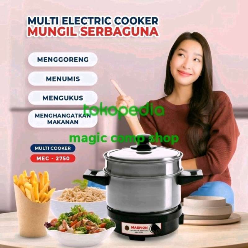Jual Maspion Mec-2750 Multi Cooker / Alat Masak Serbaguna Di Seller ...