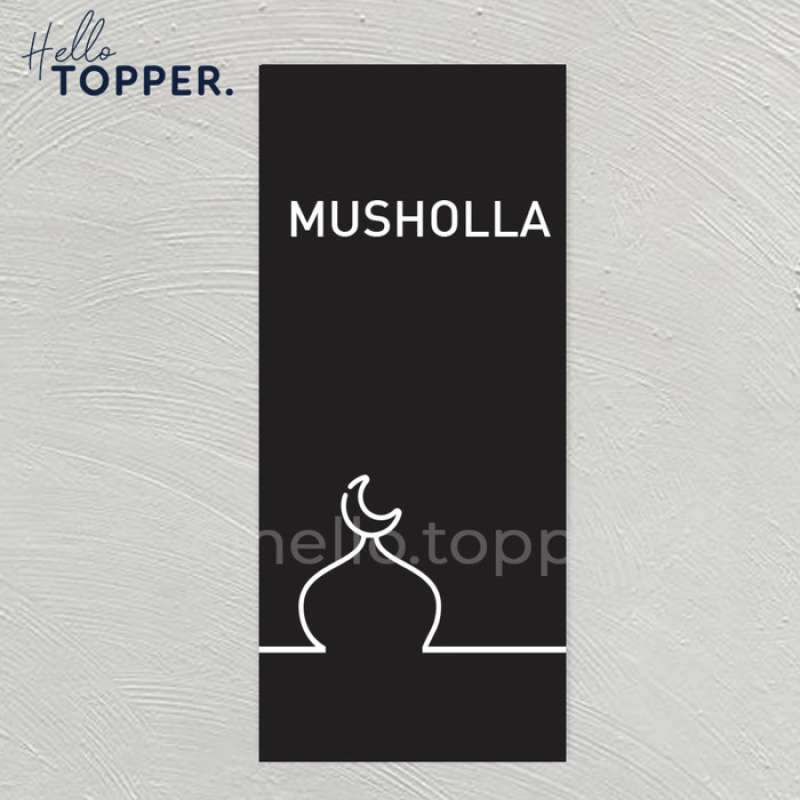 Jual Sign Label Akrilik Musholla | Ruang Musholla Acrylic Signage Di ...